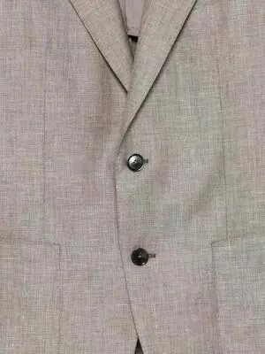 Caruso Button Blazer - Neutrals