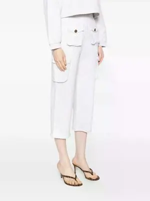 Elisabetta Franchi Raw-cut Cargo Trousers