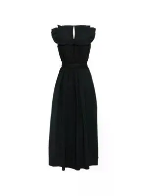 Vivetta Ruffled Belted Midi Dress