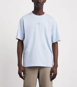 BOSS Cotton Logo T-shirt - Blue