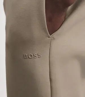 BOSS Stretch-cotton Logo Sweatpants