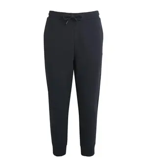 BOSS Stretch-cotton Logo Sweatpants - Blue