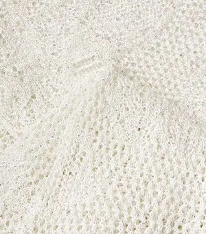Fabiana Filippi Sequinned Open-work Midi Dress