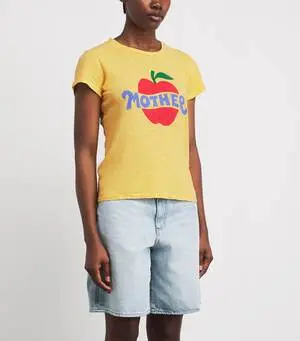 MOTHER Cotton-linen The Lil Sinful T-shirt