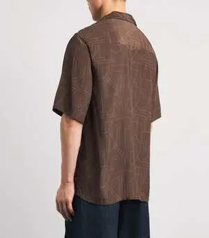 Officine Générale Dotted Eren Shirt - Brown