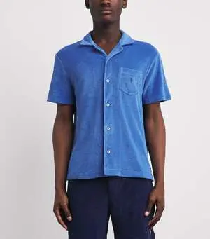 Polo Ralph Lauren Terry Cotton Short-sleeve Shirt - Blue