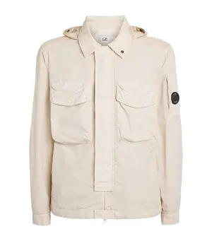 C.P. COMPANY Flatt Goggle Jacket - Grey