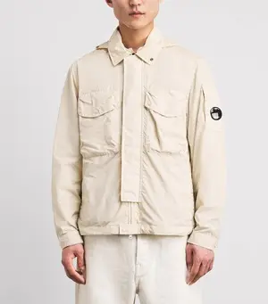 C.P. COMPANY Flatt Goggle Jacket - Grey