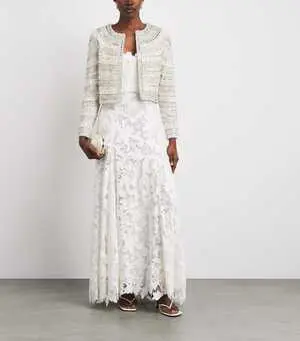 Alice + Olivia Kidman Embellished Jacket