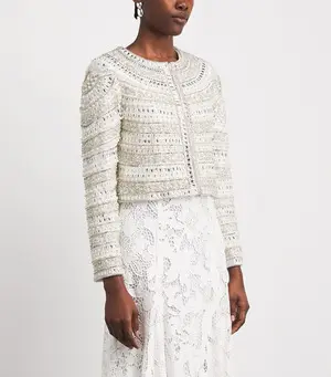 Alice + Olivia Kidman Embellished Jacket