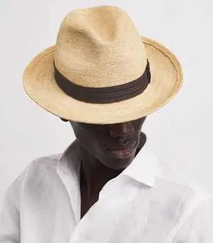 Borsalino Federico Panama Hat - Red