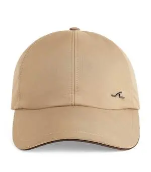 Paul & Shark Typhoon Platinum Sharkfin Baseball Cap Beige