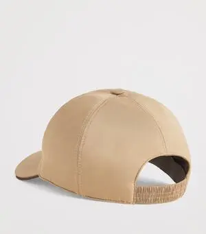 Paul & Shark Typhoon Platinum Sharkfin Baseball Cap - Beige