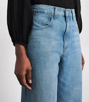 Paige Cameron Wide-leg Jeans - Blue