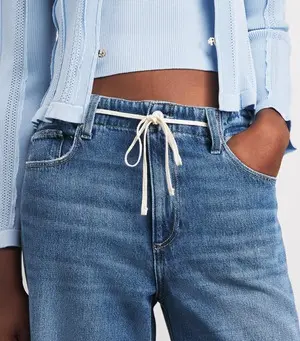 Paige Zoey Wide-leg Jeans - Blue