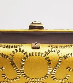 Rodo Satin Embellished Clutch