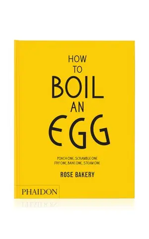 PHAIDON How To Boil An Egg: A Cookbook - Yellow