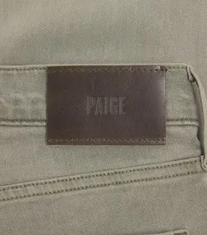 Paige Lennox Slim Jeans - Green