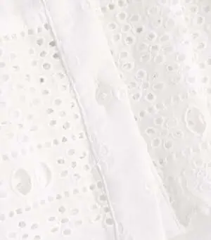 Polo Ralph Lauren Cotton Openwork Mini Nightdress