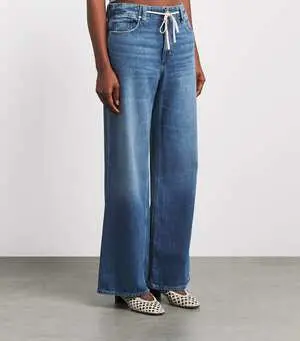 Paige Zoey Wide-leg Jeans - Blue