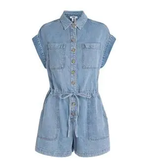 Paige Denim Playsuit - Blue