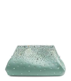 Rodo Satin Embellished Clutch