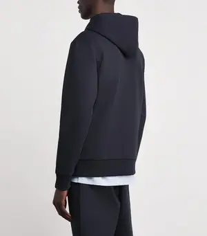 BOSS Stretch-cotton Logo Hoodie