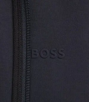 BOSS Stretch-cotton Logo Hoodie