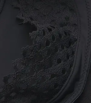 Wolford Romantic Net Thong - Black