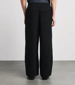 ABOUT:BLANK Cotton Logo Pleated Sweatpants