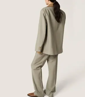 Miu Miu Mohair-wool Tailored Trousers - Neutral