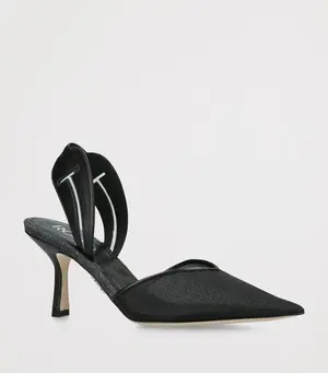 Rodo Mesh Aira Slingback Pumps