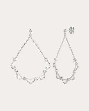 PARKFORD Palace Teardrop Earrings - Silver