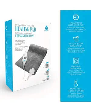 PURSONIC Heated Poncho Shawl & Xl Full Body Heating Pad