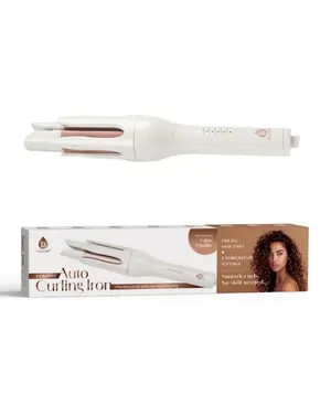 PURSONIC Automatic Curling Iron Salon Quality Curls In Minutes - White