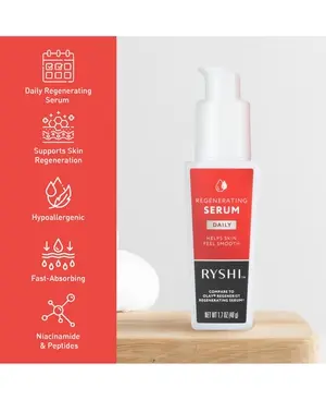 PURSONIC Regenerating Serum – Daily Facial Treatment For Smooth - White
