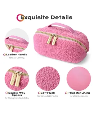 BYOOTIQUE Plush Travel Makeup Bag