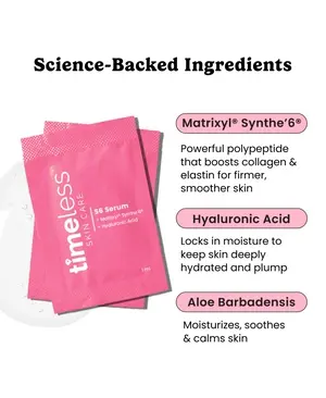 TIMELESS SKIN CARE Matrixyl Synthe 6 Peptide Serum Single Use Pouches - No Color