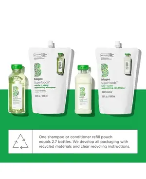 BRIOGEO Superfoods Matcha + Apple Refreshing Conditioner - No Color