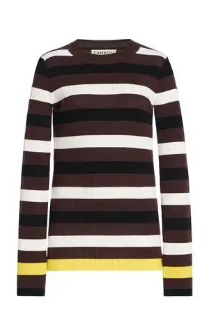 ZANKOV Cadanet Striped Merino Wool Top - Multi