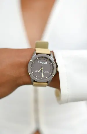 SPGBK WATCHES Leather Strap Watch