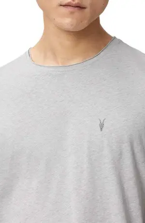 ALLSAINTS Flax Short Sleeve T-shirt - Pebble Grey