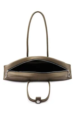 BEHNO Laverne Leather Bowler Bag - Palm