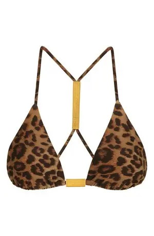VIX PAULA HERMANNY Tammy T-back Triangle Bikini Top