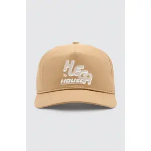 HUEGA HOUSE Nylon Track Cap - Khaki