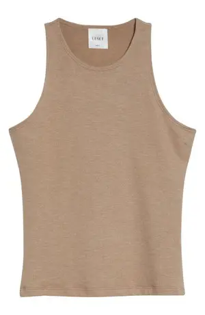 LESET Lauren Scoop Neck Tank - Sable