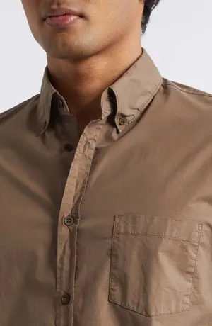 Sunspel Soft Stretch Poplin Button-down Shirt