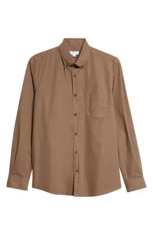 Sunspel Soft Stretch Poplin Button-down Shirt