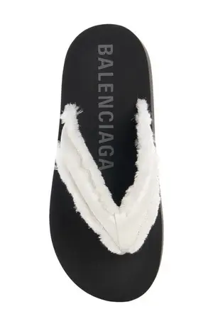 Balenciaga Jet Lag Platform Flip Flop - White