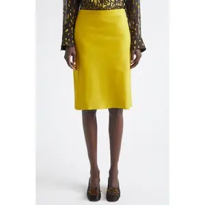 Yellow Pencil Skirts